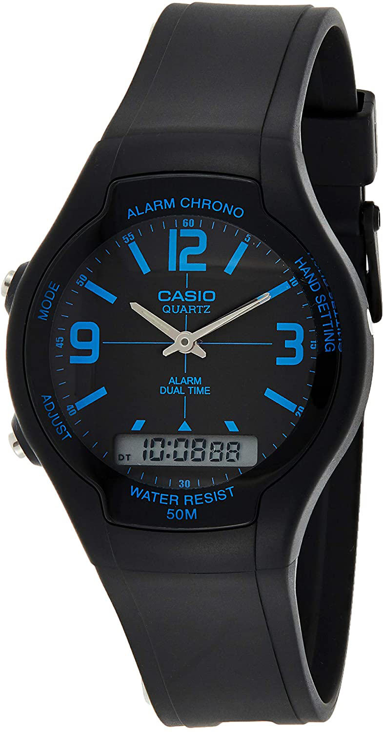 Мъжки дигитален часовник Casio - AW-90H-2BVDF • Цена • Качество ...